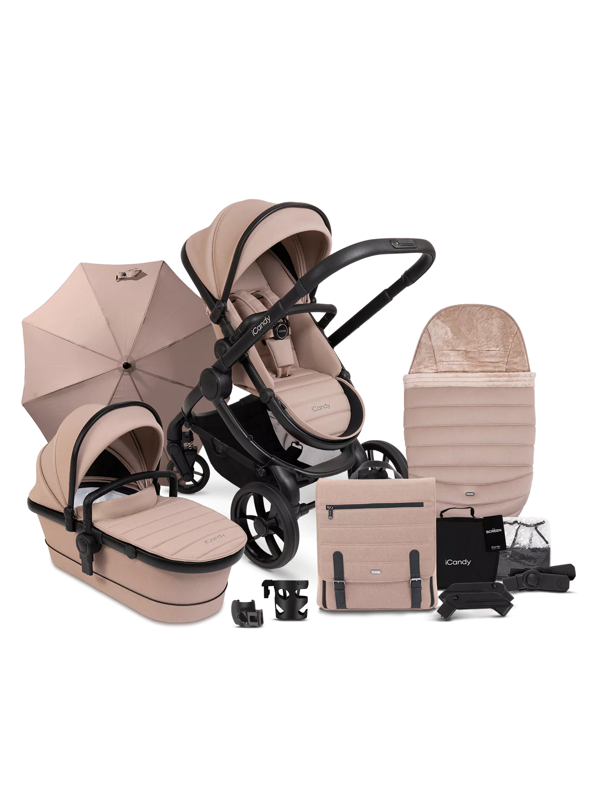 New iCandy Peach 7 - Black Edition Complete Bundle — Just Another Baby?